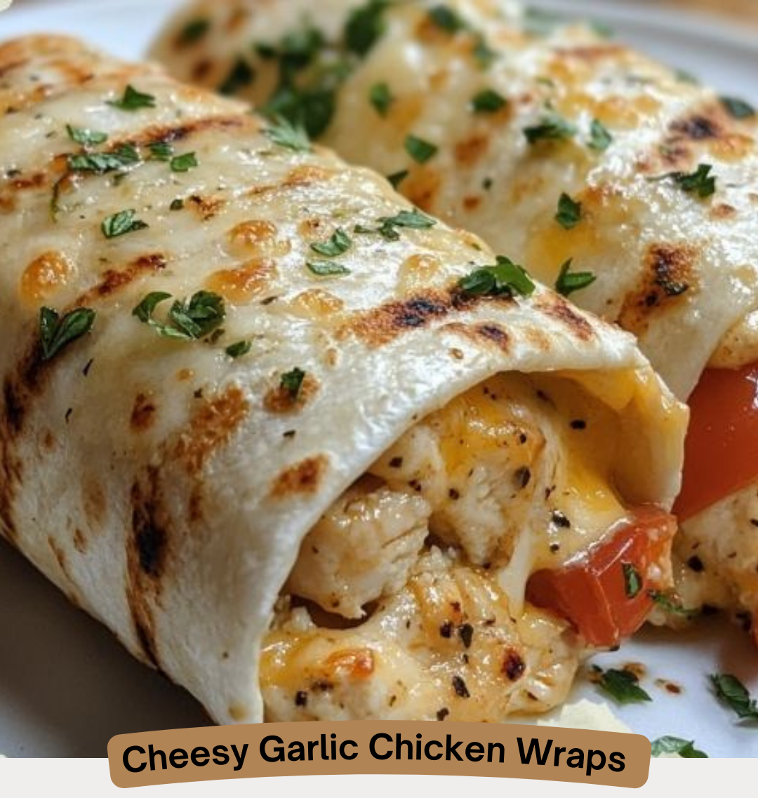 Cheesy Garlic Chicken Wraps A Quick And Delicious Meal Wikemy
